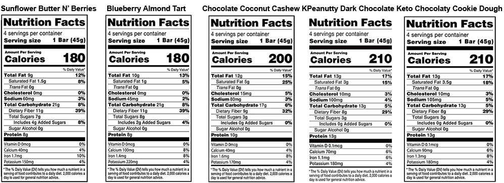 Bar Variety Pack 1.59 oz (10 Pack) | Snackmagic | Build your own 100% ...