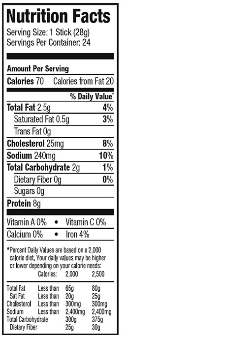 Uncured Pepperoni Turkey Sticks 1 oz | SnackMagic | Build your own 100% ...