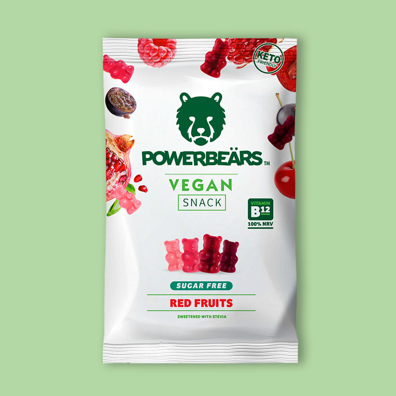 Red Fruits Gummies w/ Vitamin B12 1.8 oz (Pack of 6) | SnackMagic ...