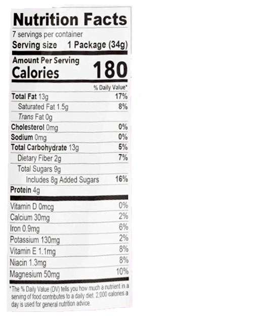 Omega-3 Deluxe Mix 1.2 oz (Pack of 6) | SnackMagic | Build your own 100 ...