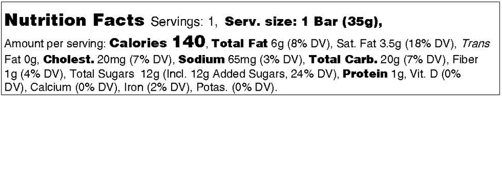 Raspberry Crumble Snack Bar 1.25 oz | SnackMagic | Build your own 100% ...