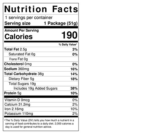 Instant Original Banana Bread Packet 1.8 oz | SnackMagic | Build your ...