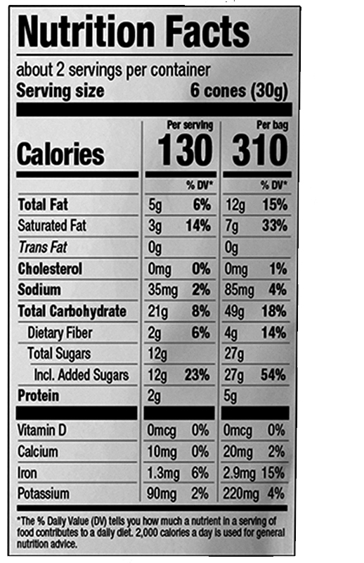 Girl Scout Thin Mints Waffle Cone Snacks 2.33 oz (Pack of 6 ...