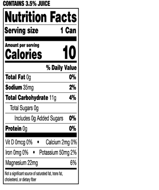 Sparkling Lime - Calm + Hydrate 12 fl oz | SnackMagic | Build your own 100% Custom Snack Stash