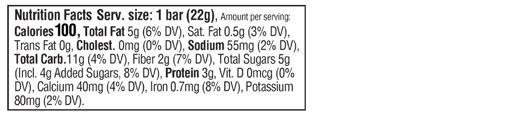 Energy Bar - Dark Chocolate 0.78 oz (Pack of 6) | SnackMagic | Build ...