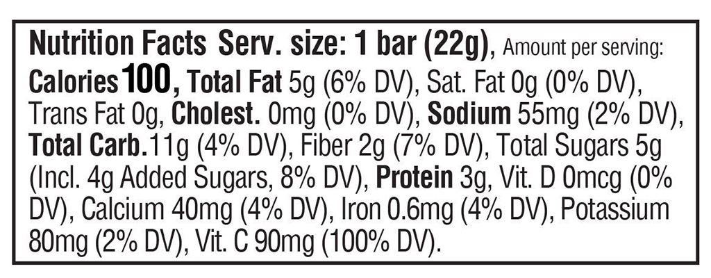 Focus Bar - Vanilla Almond 0.78 oz (Pack of 12) | SnackMagic | Build ...