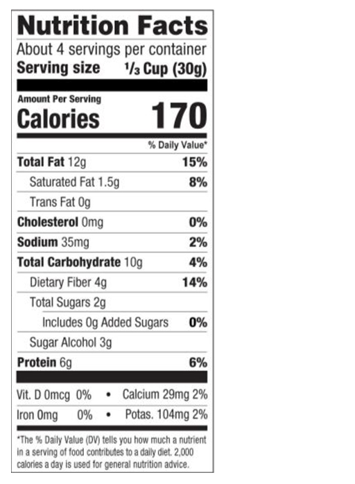 Blueberry Lemon Chia Walnut Crunch 4 oz | SnackMagic | Build your own ...