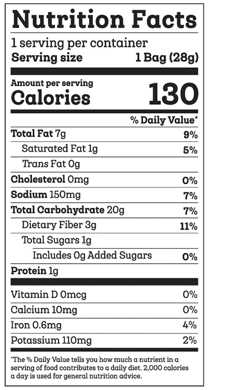 Siete Sea Salt Tortilla Chips 1 oz (Pack of 12) | SnackMagic | Build ...