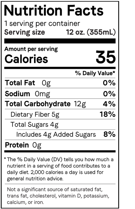 Pear Lime Prebiotic Soda 12 fl oz (Pack of 6) | SnackMagic | Build your ...