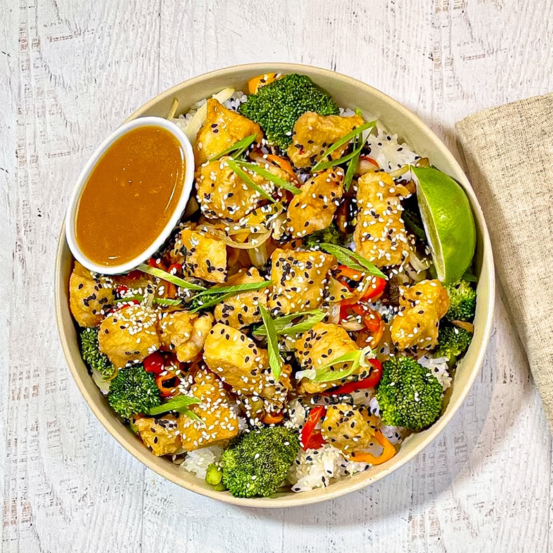 Sesame Chicken & Rice (Family Sized Meal) | SnackMagic | Build your own ...