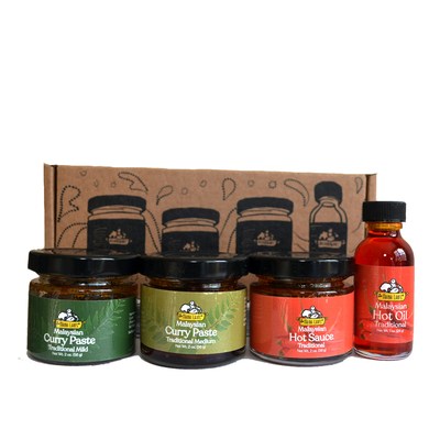 Traditional Curry & Hot Sauce Sampler Set | SnackMagic | Build your own ...
