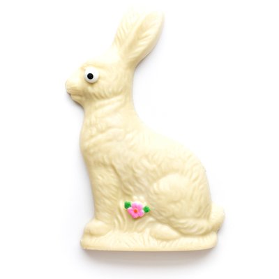 Single White Chocolate Bunny | SnackMagic | Build your own 100% Custom ...