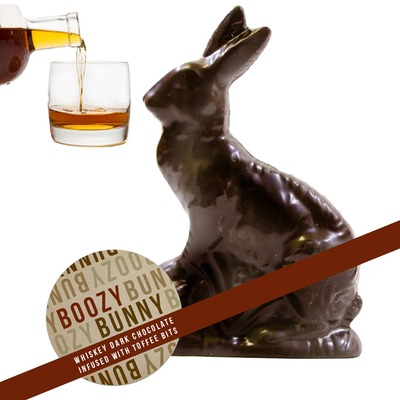 Whiskey Flavored Dark Toffee Chocolate Bunny | Snackmagic | Build your ...