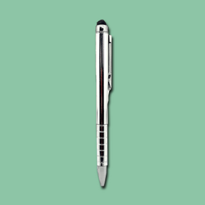 Silver Click Ball Point Pen (Pack of 12) | SnackMagic | Build your own ...