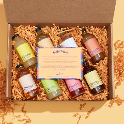 Assorted Bar-Quality Syrups & Juices Cocktail Kit (8) | Snackmagic ...