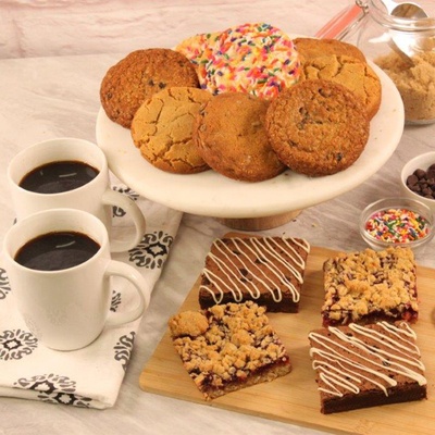 Zen Zone Cookie and Brownie Box (6 Cookies, 4 Brownies) | Snackmagic ...