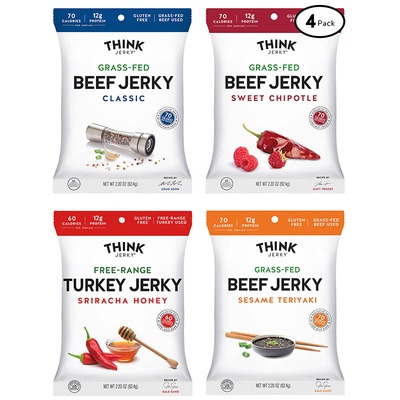 Jerky Variety Pack 2.2 oz (4 Pack) | Snackmagic | Build your own 100% ...