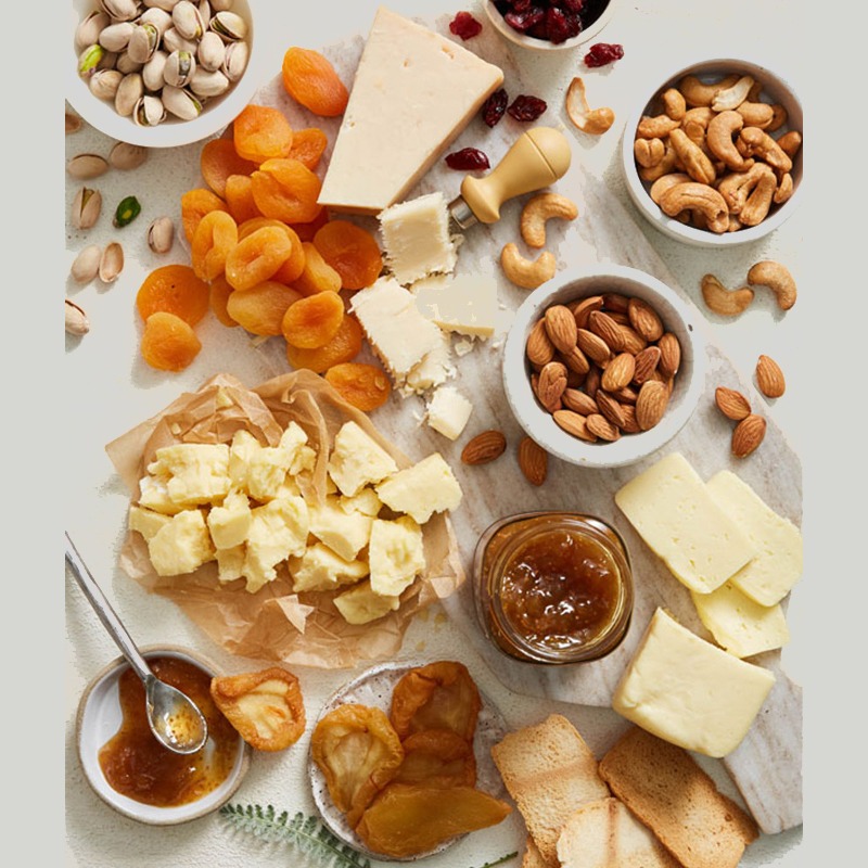 Cheese, Fruit and Nut Gift Box | SnackMagic | Build your own 100% ...
