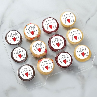 Love Mini Cupcakes (2 Dozen) | Snackmagic | Build your own 100% Custom ...