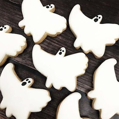 Iced Sugar Halloween Ghost Cookie Gift Set (12) | SnackMagic | Build ...