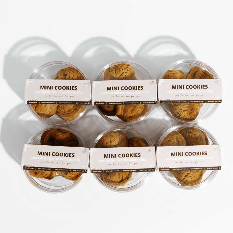 Mini Peanut Butter Chocolate Chip Cookie Box (18) | SnackMagic | Build ...