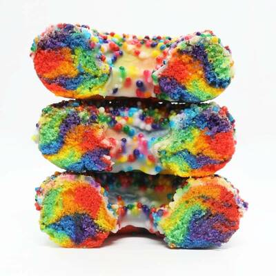 The Ultimate Rainbow Donut (12) | SnackMagic | Build your own 100% ...