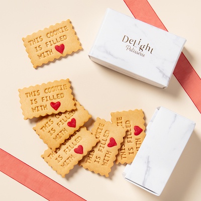Cookie Filled With Love Mini Cookie Box (6) | Snackmagic | Build your ...
