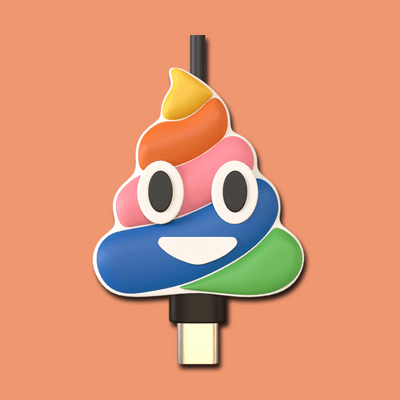 Cable Buddy - Rainbow Poop (Pack of 12) | SnackMagic | Build your own ...