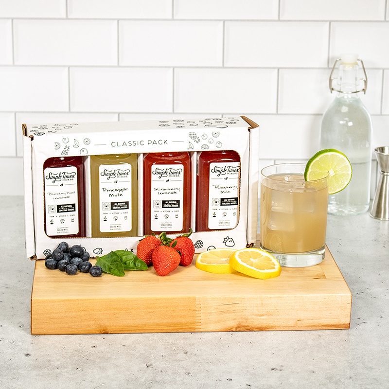 All-Natural Handcrafted Cocktail Mixers Classic Pack (4) | SnackMagic ...