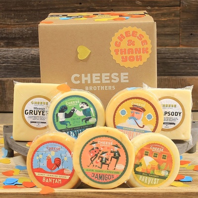 Cheese and Thank You Box | Snackmagic | Build your own 100% Custom ...