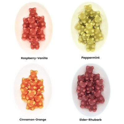 4-Piece Tea Bears | SnackMagic | Build your own 100% Custom Snack Stash