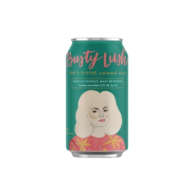 Busty Lush She's Divine Non-Alcoholic Oatmeal Dark pack (4 ...